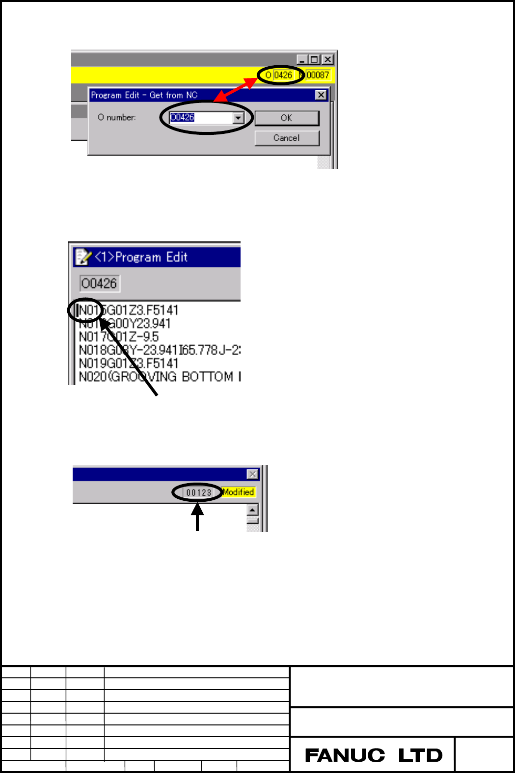 Fanuc Open Cnc Basic Operation Package 1 Specifications Of Execution Pointer Setting Function