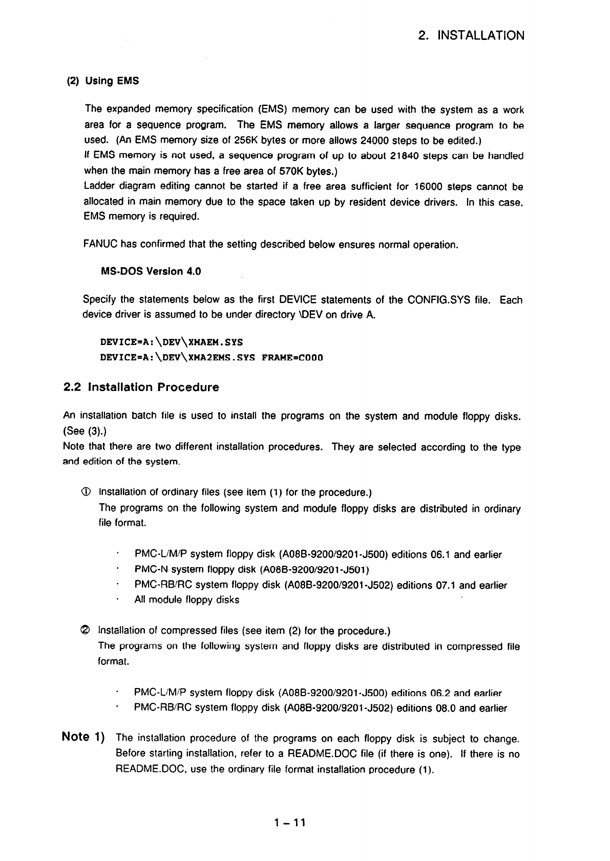 FAPT Ladder For PC Operators Manual Page 18 Of 311 Fanuc CNC