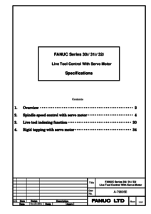CNC Workshop & Operation Maintenance Manuals